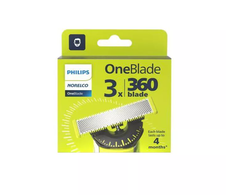 Philips Norelco OneBlade 360 Replacement Blade - QP430/80 - 3ct – FN ...