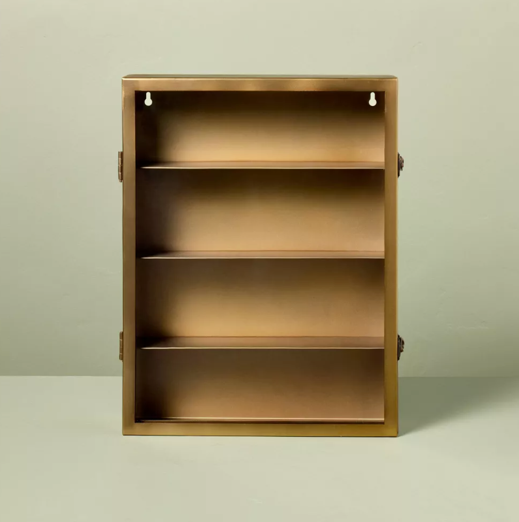 Large Metal Display Box Brass Finish – FN Bargains Discount Store